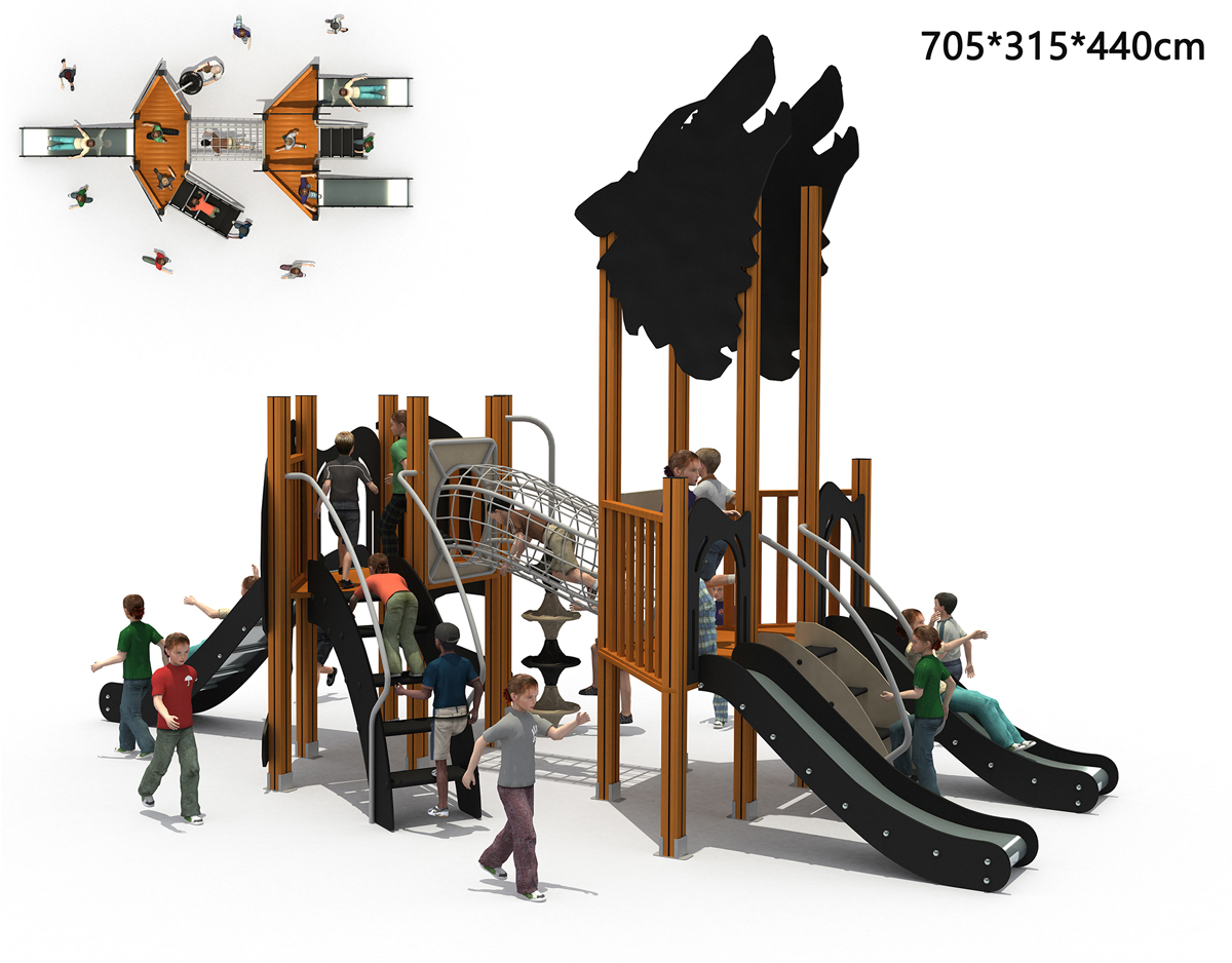 HDPE (High Density Polyethylene) Playground Equipment